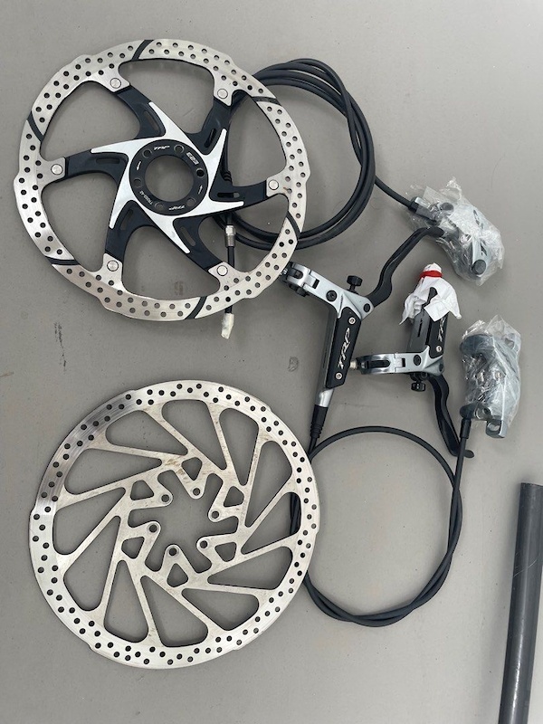 2024 TRP DHR EVO Silver Front and Rear + Rotors For Sale