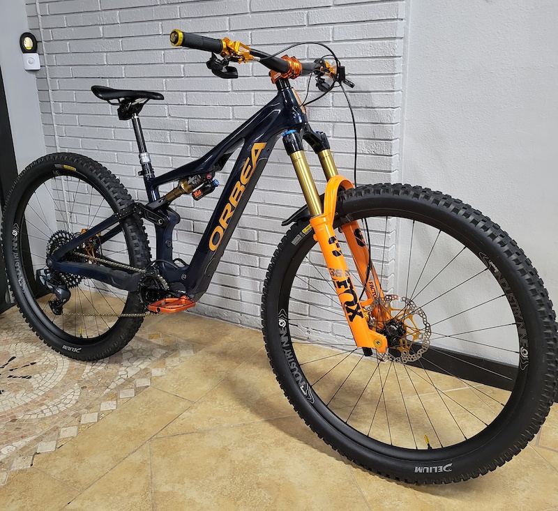 2022 Orbea Rise M-Team - AXS, Fox Factory, i9, Hope For Sale