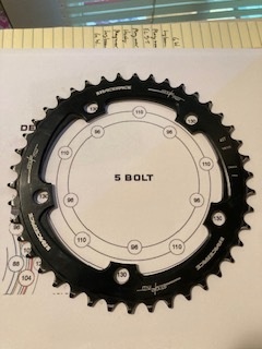 2022 Race Face 130BCD 42T NW chain ring For Sale