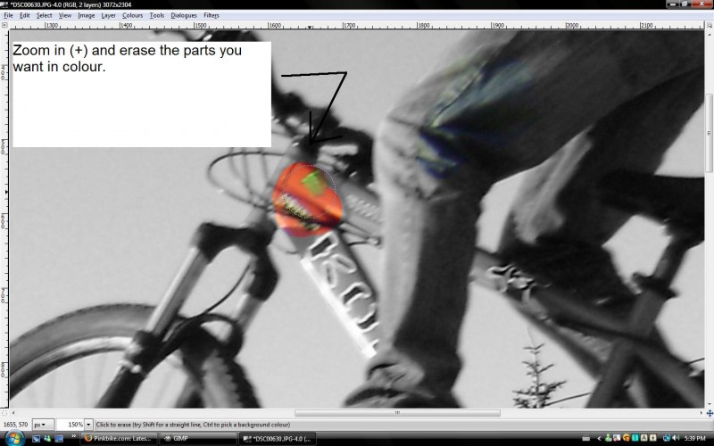 GIMP tutorial. - Pinkbike Forum