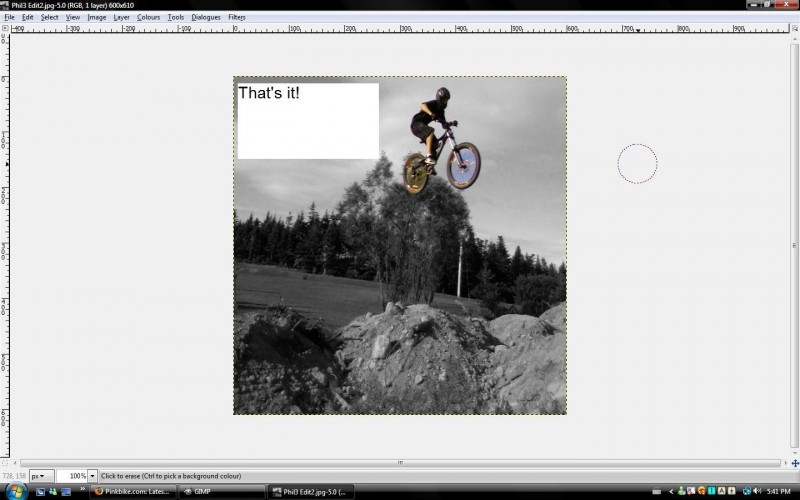 GIMP tutorial. - Pinkbike Forum