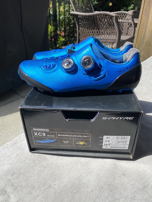 2021 Shimano XC9 S-Phyre Clip Shoe - Size US 8 / Euro 41 For Sale