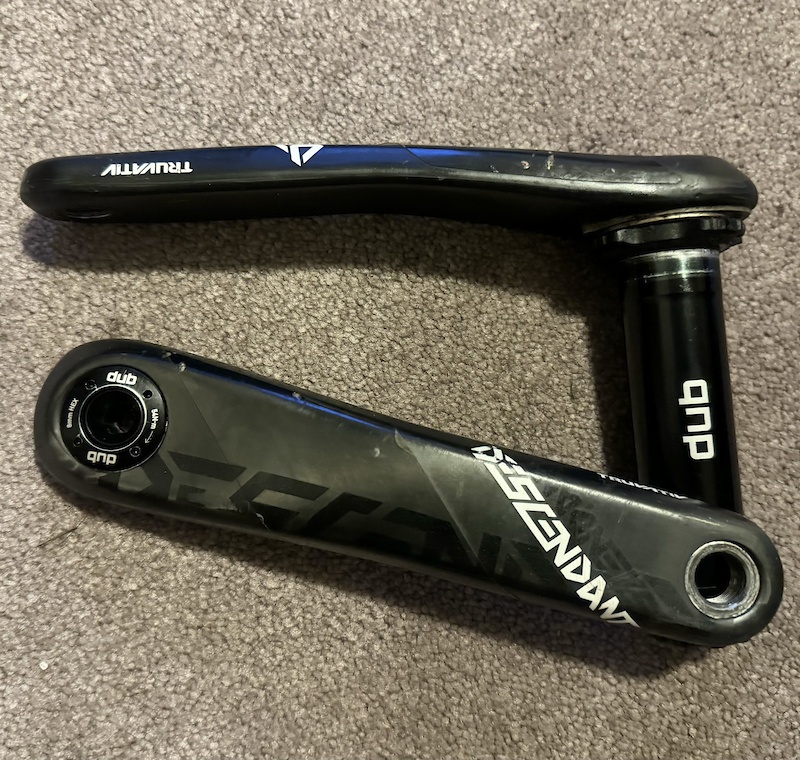 2022 TruVativ Descendant Crankset Carbon Cranks 170mm For Sale