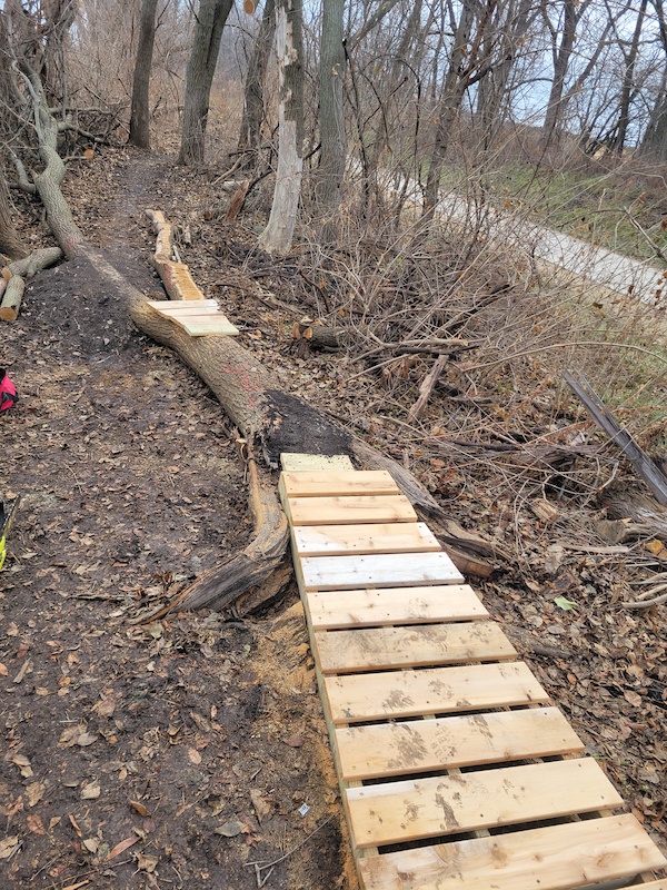 Eldridge Rail Trail Mountain Biking Trail - Eldridge, IA