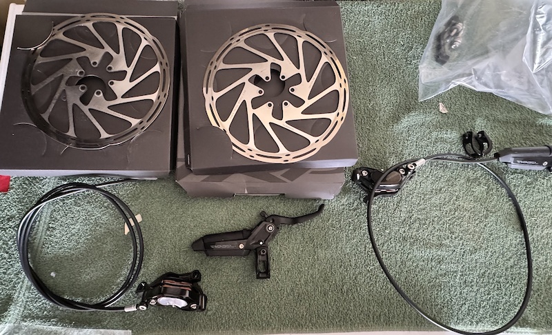 2023 SRAM Code Silver Stealth brake set with 200mm rotors For Sale