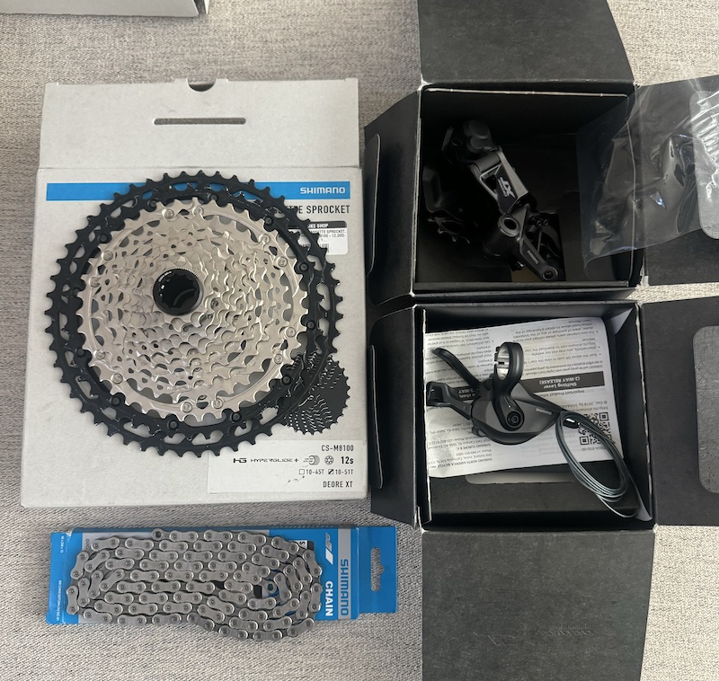 2024 Shimano XT 12sp mini group set - brand new For Sale