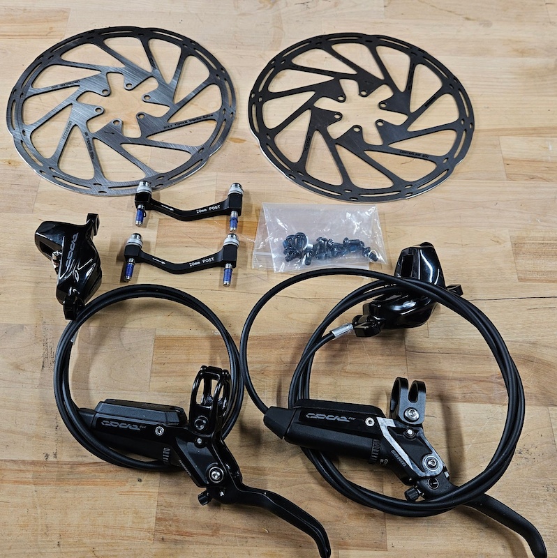2024 SRAM Code SLV Stealth Brakes set, 200mm rotors For Sale