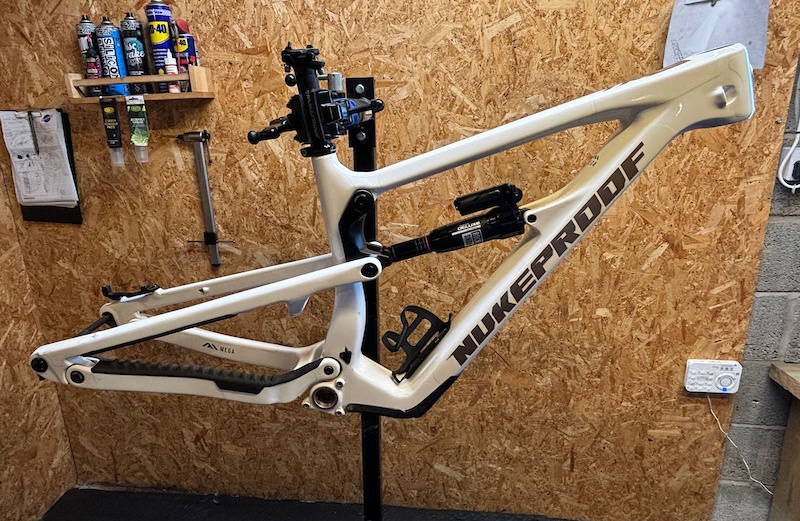 2023 Nukeproof Mega 297 - White LTD EDT frameset For Sale