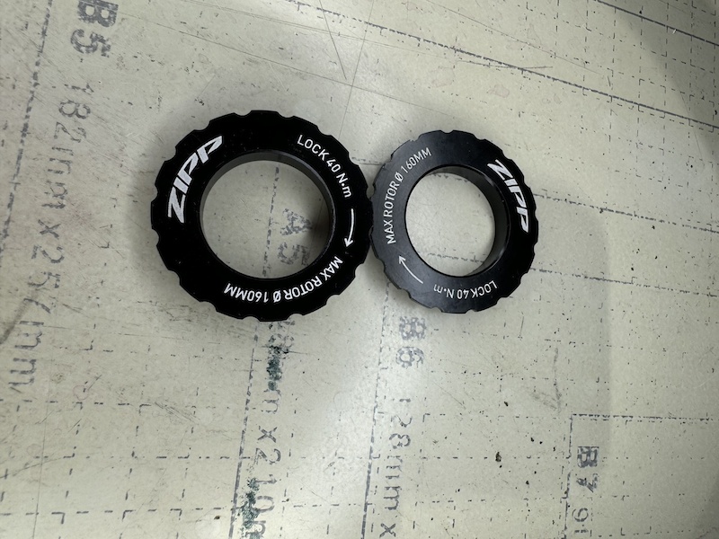 Zipp centerlock rotor lockrings For Sale