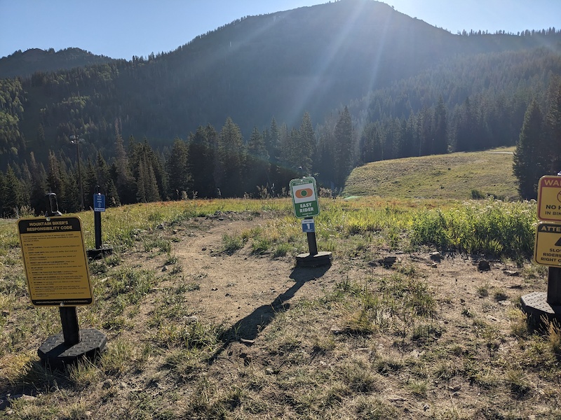 Easy Rider Mountain Biking Trail - Brighton, Utah