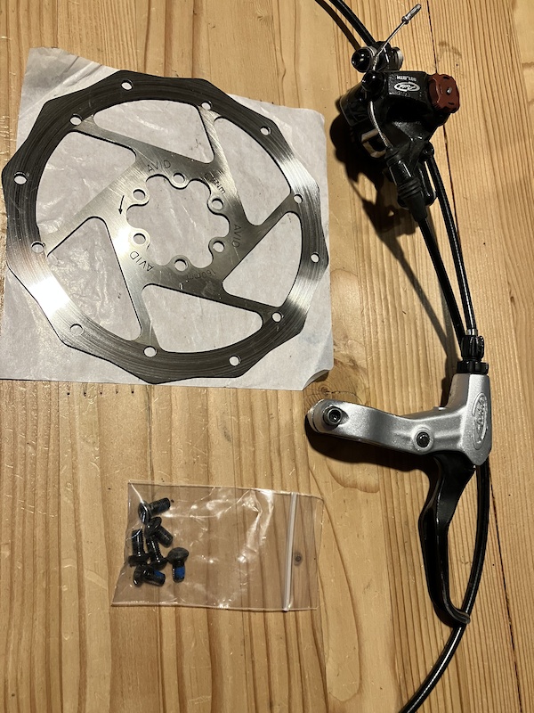 Avid BB7 mtb brake with rotor and lever For Sale