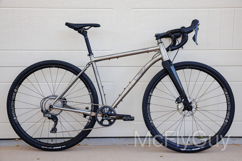 2023 Titanium Gravel Revel Bikes (Why Cycles) R+ Medium GRX For Sale