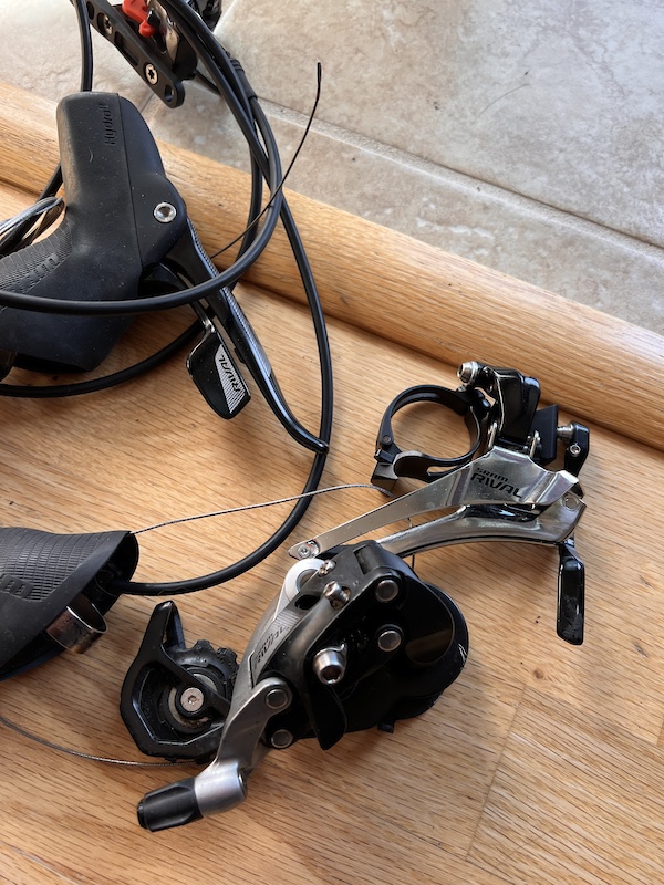 Sram rival double tap mini groupset 2x11 For Sale
