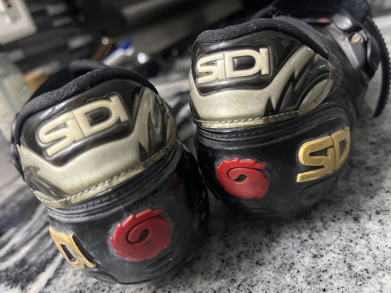 Sidi Genius 4 Black Cycling Shoes Size EU 46 For Sale