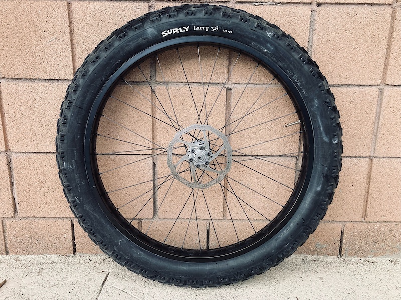 26" Wheel Front Wheel w/ Paul 135mm Fat Bike Hub For Sale