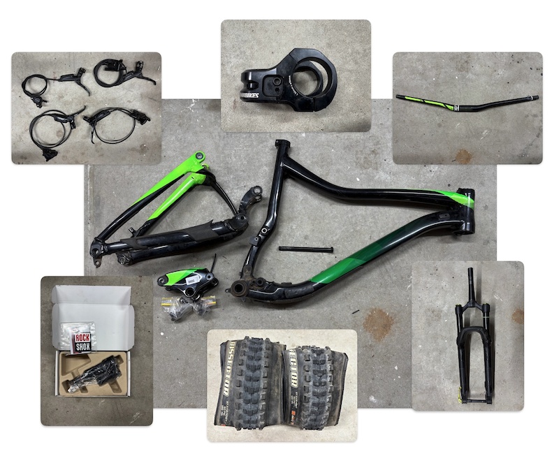 2017 SOLD * Giant Trance, alloy frame, cracked rocker, L For Sale