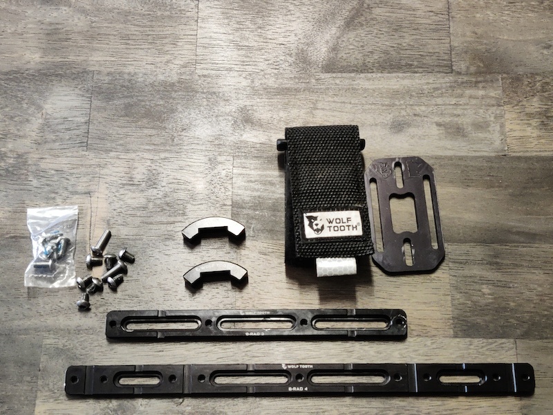 Wolf Tooth B-RAD 3, 4, Bottle Adapter, and Strap For Sale