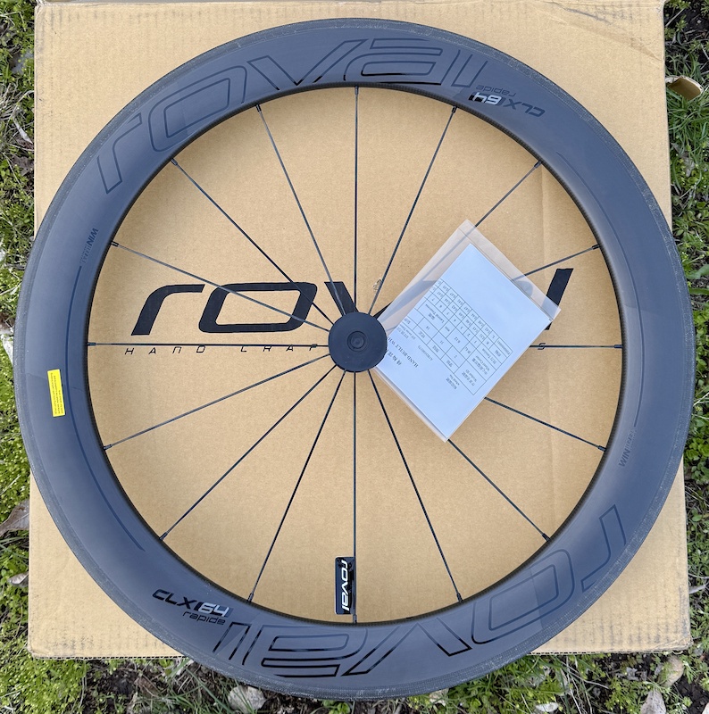 2020 New in box Roval CLX 64 Rim Brake Front Wheel Tubeless For Sale