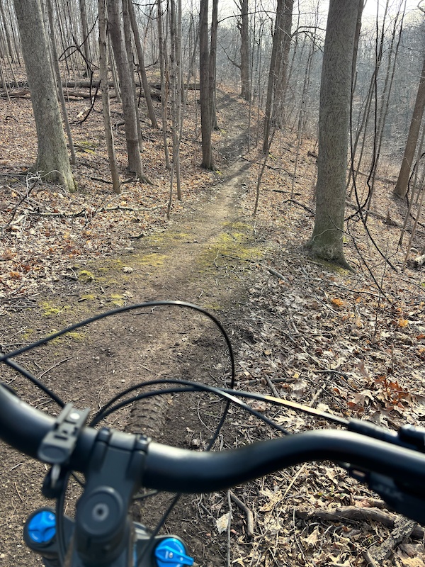 Light Amber Mountain Biking Trail - Fairport, New York