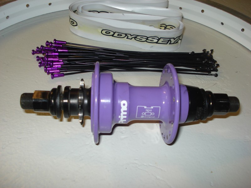 Purple Primo Mix Cassette BMX Hub 8T RHD For Sale