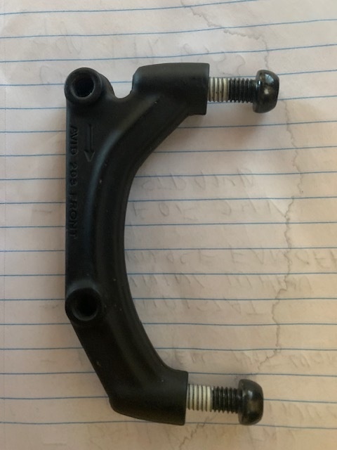 Avid Disc Brake Mounting Bracket (203mm, Front Qr 20) For Sale