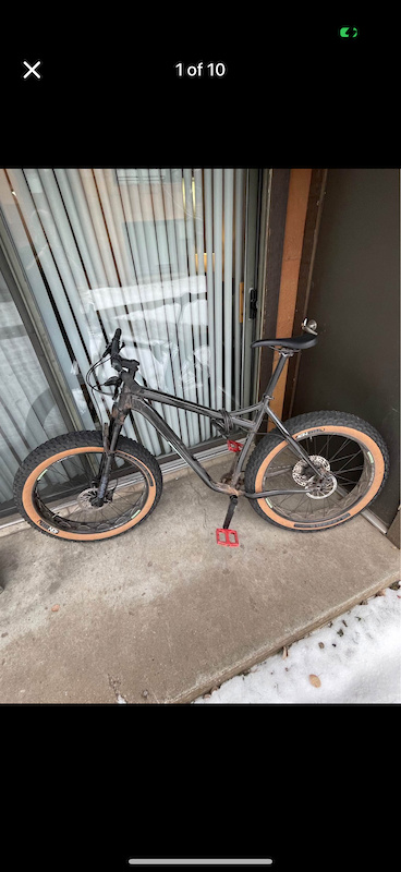 2023 Salsa Mukluk Fat Bike with Front Suspension - Size: XL For Sale