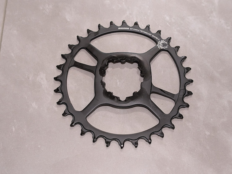 2025 Takeoff Sram 32t 3 Bolt Chainring 3mm OS Ships Free For Sale