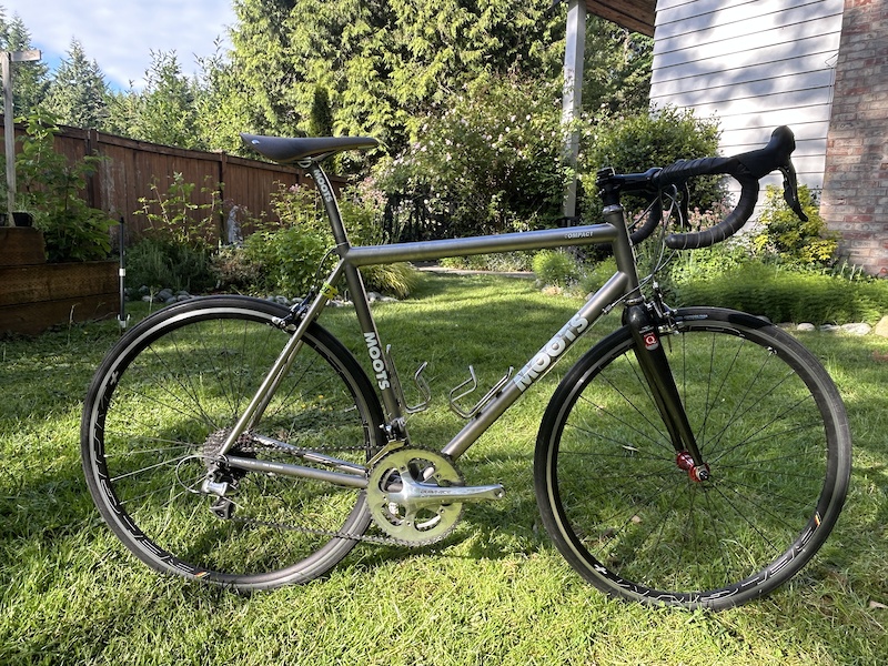 2007 Moots Compact Road bike 59cm Ti Dura Ace For Sale
