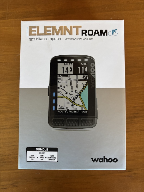 2021 Wahoo Element Roam v1 Bundle GPS Computer For Sale