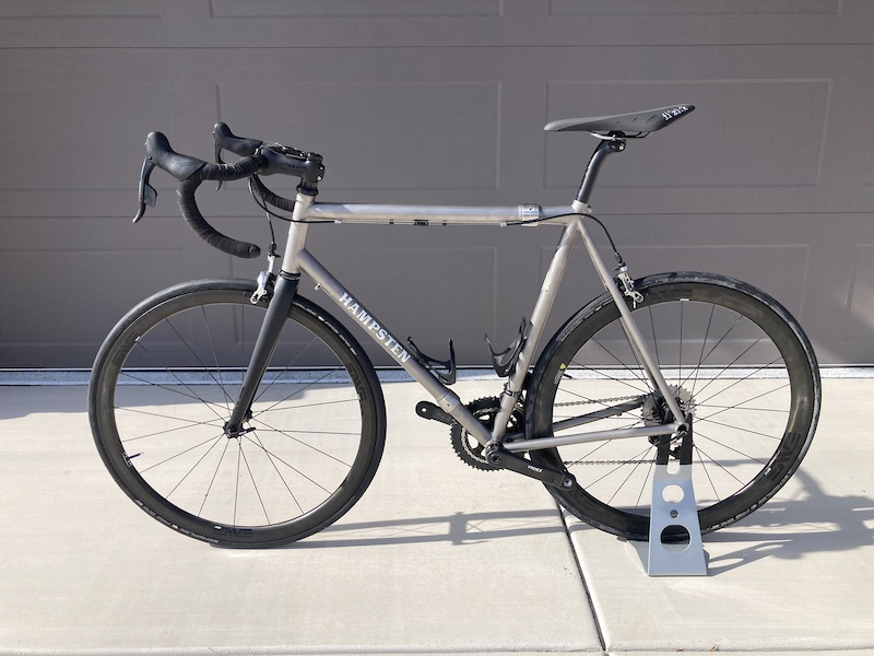 2006 Hampsten Titanio 58cm S&S coupled road bike For Sale