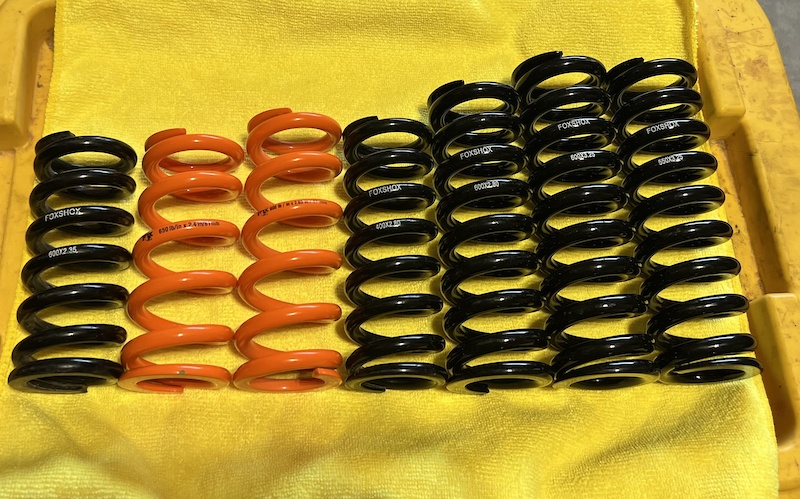 Multiple fox coil springs For Sale