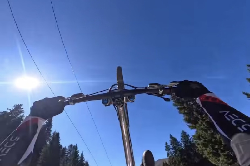 POV: Asa Vermette Backflips Mid Qualification Run at Lenzerheide World ...