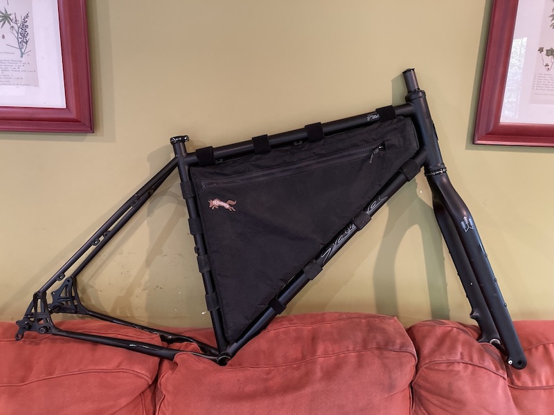 2021 Salsa Fargo Frameset XL w Headset + Frame Bag For Sale
