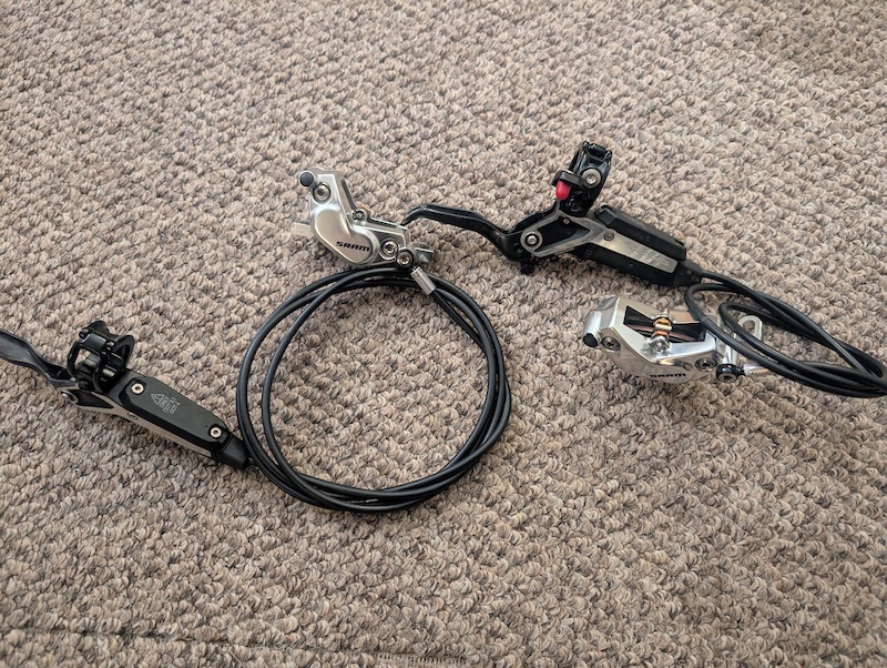 2023 Sram Code Stealth Ultimate Brake Set w/rotors For Sale