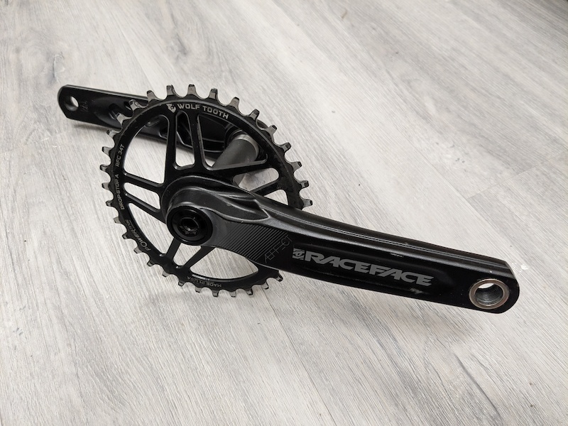 2022 Raceface Affect Cranks/ Wolf Tooth Chainring For Sale