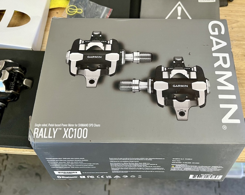 Garmin Rally XC100 power meter pedals For Sale
