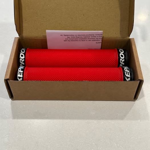 Nukeproof Knurled ON GrIps Red BRAND NEW For Sale