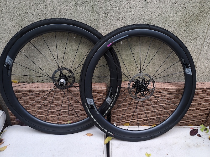 2021 Vision SL 40 DB tubeless wheelset Vittoria Tires For Sale