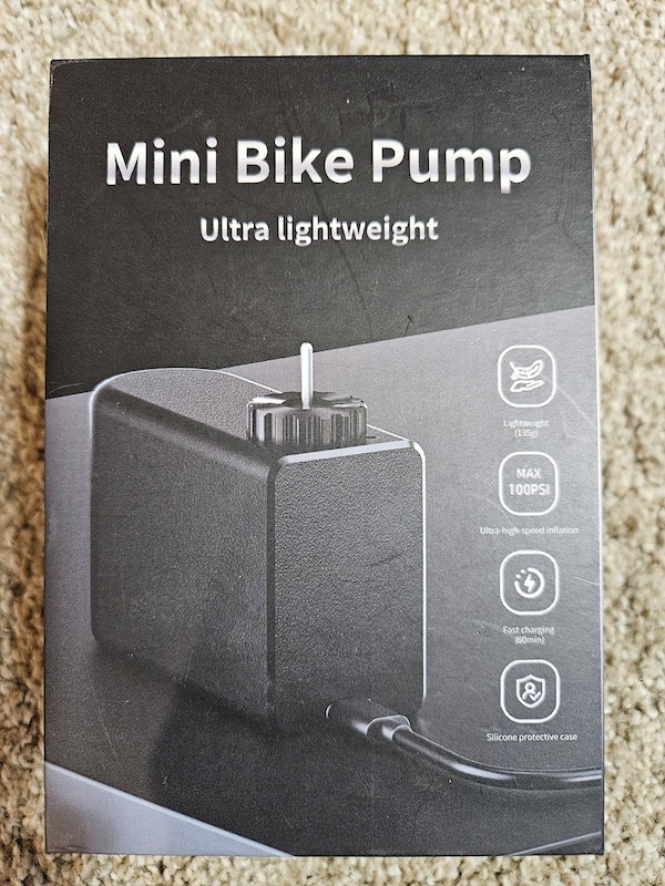 2023 AirGo Rechargeable Mini Bike Pump NEW For Sale