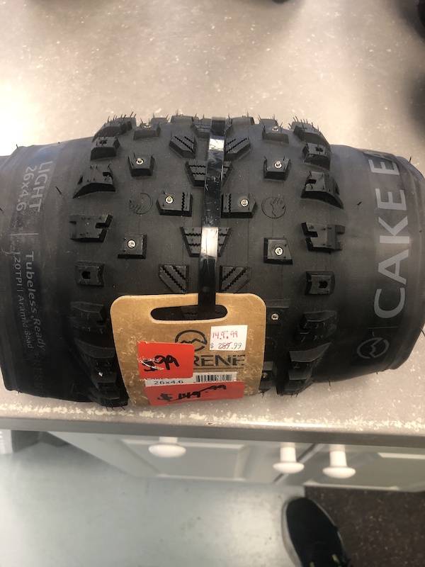 2025 Terene Cake Eater Studded Fatbike tires Various Sizes For Sale