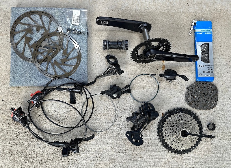 SHIMANO Deore XT M8100 2x12 Speed For Sale
