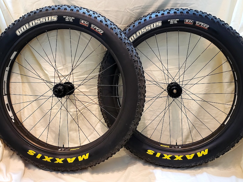HED Carbon Fat Bike Wheelset 27.5x80, XD, 6 Bolt, For Sale