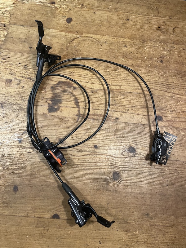 2025 Brand New Shimano XT M8120 4 pot Brakeset with Discs For Sale