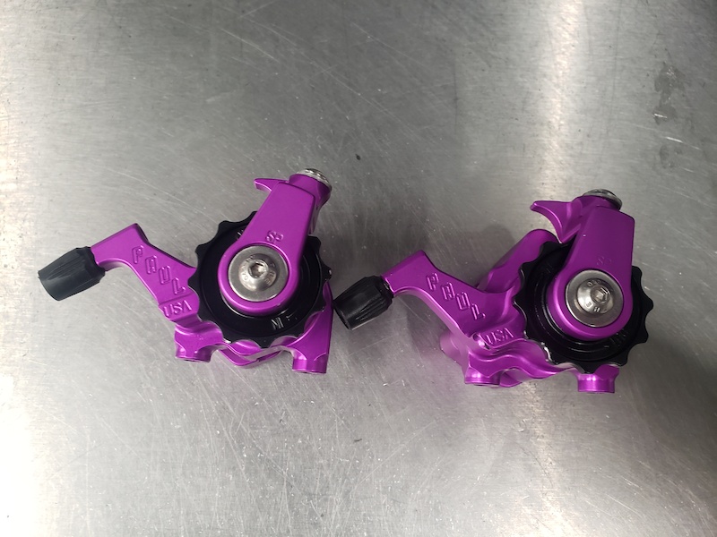 2024 Paul Klamper flat mount purple calipers For Sale