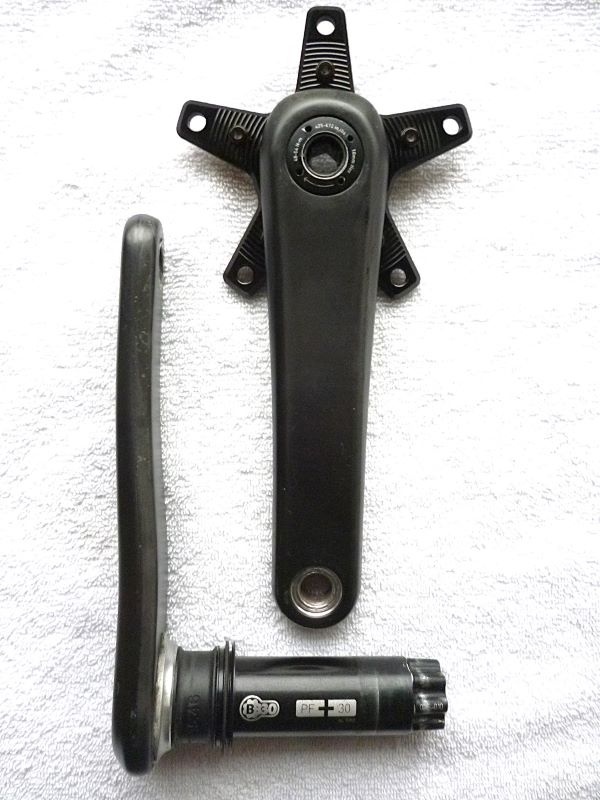 SRAM Red22 Crank Arms 172.5 & 110/74BCD Spider For Sale