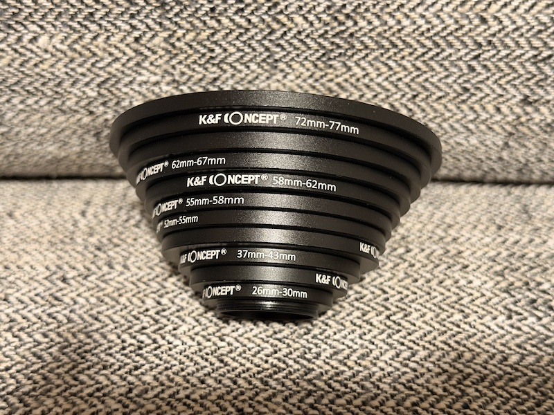 2024 K&F Step Up Filter Rings For Sale
