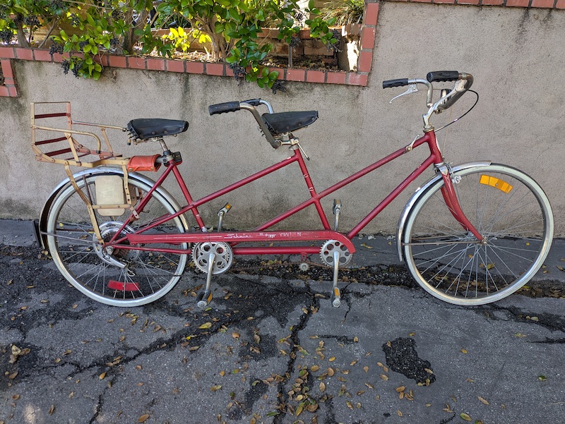 Vintage 70s Schwinn Twinn Deluxe Tandem For Sale