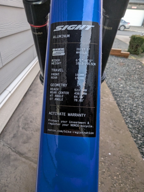 2025 Norco Sight A2 160 MX For Sale