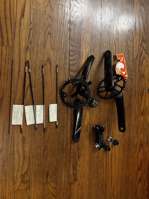 OneUp Components OVAL chainring 165 / 170 crankset For Sale