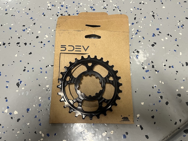 5DEV 28 Tooth Sram 3 Bolt 12 Speed Chainring For Sale